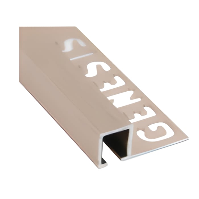 Win Cuadrado Aluminio 12 mm x 2,5 m Cobre Cepillado
