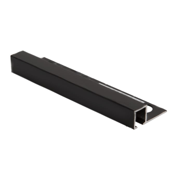 Win Cuadrado Aluminio 10 mm x 2,5 m Negro Mate