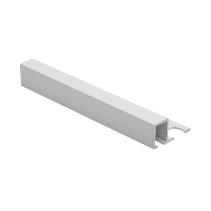 Win Cuadrado Aluminio 12 mm x 2,5 m Blanco