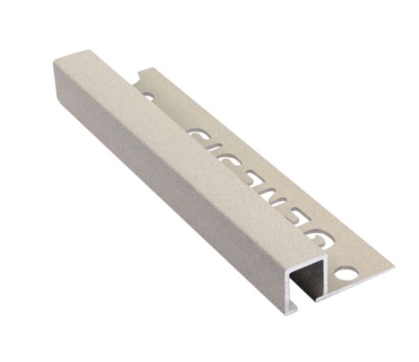 Win Cuadrado Aluminio 12 mm x 2,5 m Piedra Beige